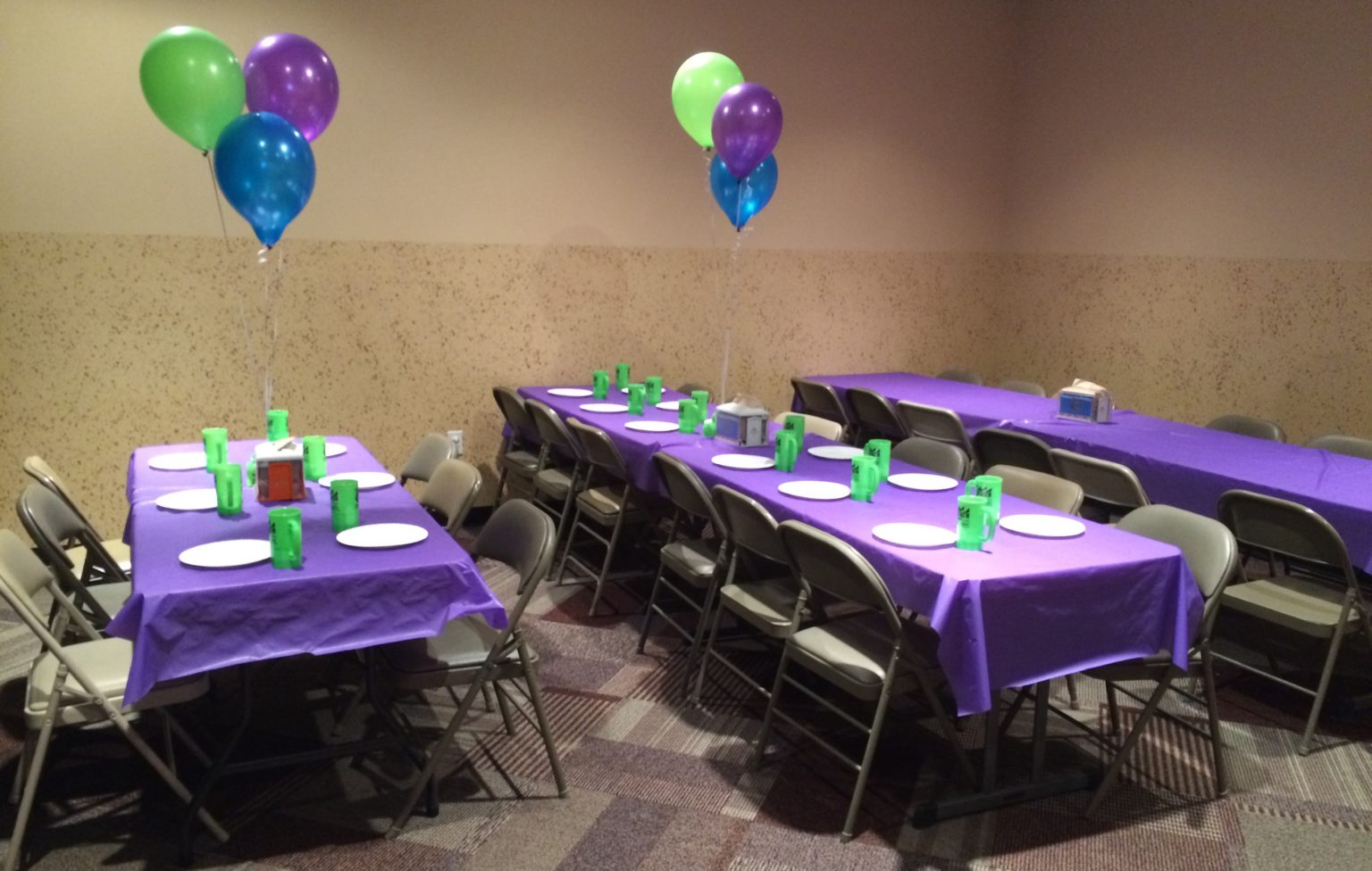 Glow Party Room & Private Party Room Options - Castle Fun Center