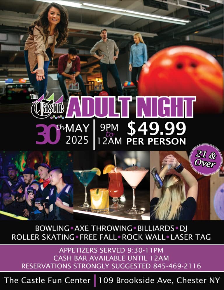 Adult Night 9pm to 12am - Castle Fun Center